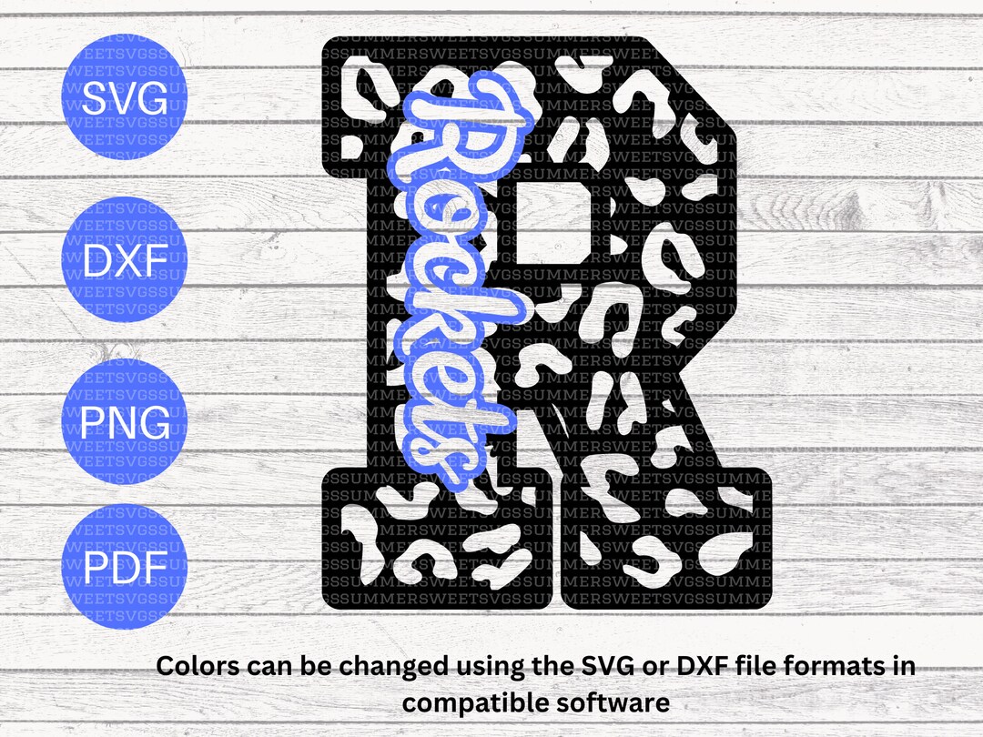 Rockets Svg, Cheerleader Svg, Cheer Svg, Leopard Pattern Svg, Cheetah ...