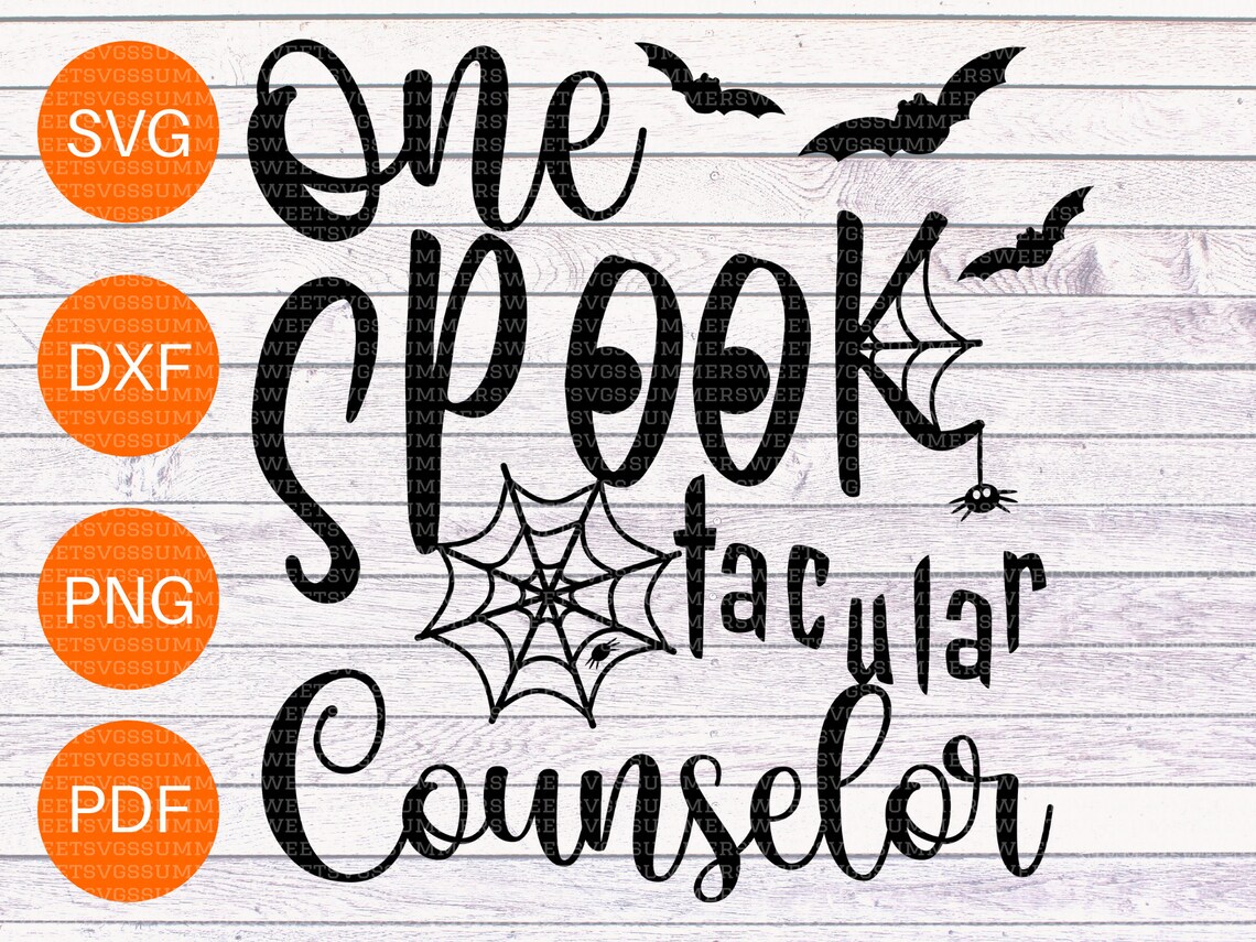 Spooktacular School Counselor SVG Halloween SVG Teacher Svg - Etsy
