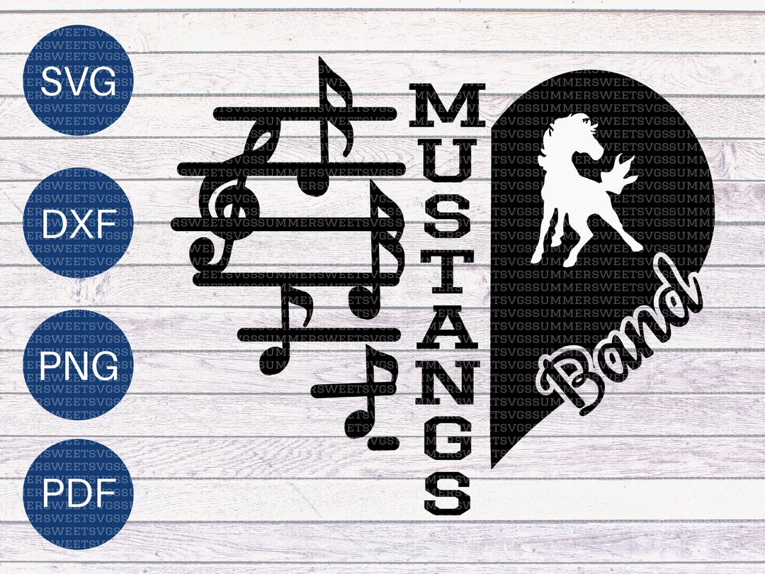 Marching Band Svg Music SVG Band Svgmusic Heart Design - Etsy
