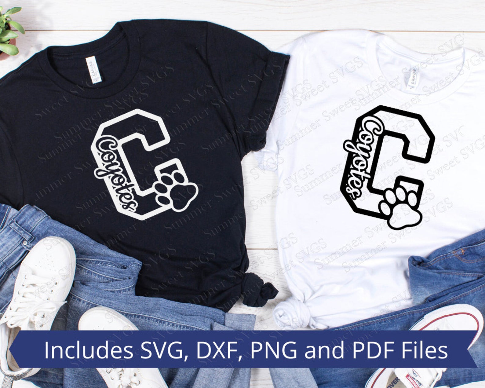 Coyote Svg Dxf Png Coyote Boys Cheer Printable Letter C Mom - Etsy