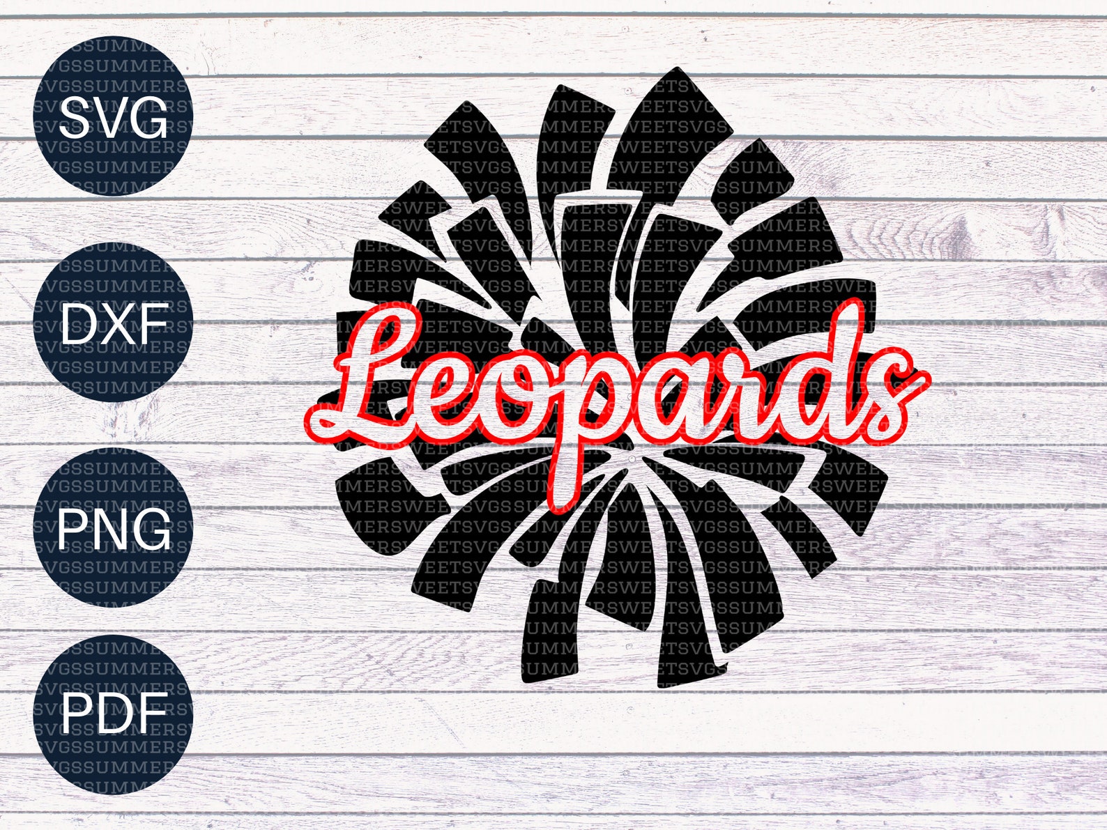 Leopards Svg Cheer Svg Cheerleader Svg Pom Pom Svg Cheer - Etsy