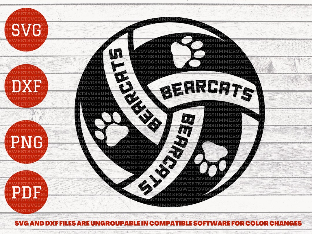 Bearcats Svg Cheer Team Spirit Varisty Svg Bearcats - Etsy