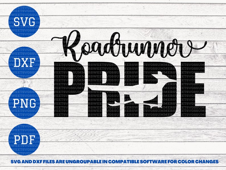 Roadrunner Pride SVG Roadrunner Svgteam Spirit Svg Pride - Etsy