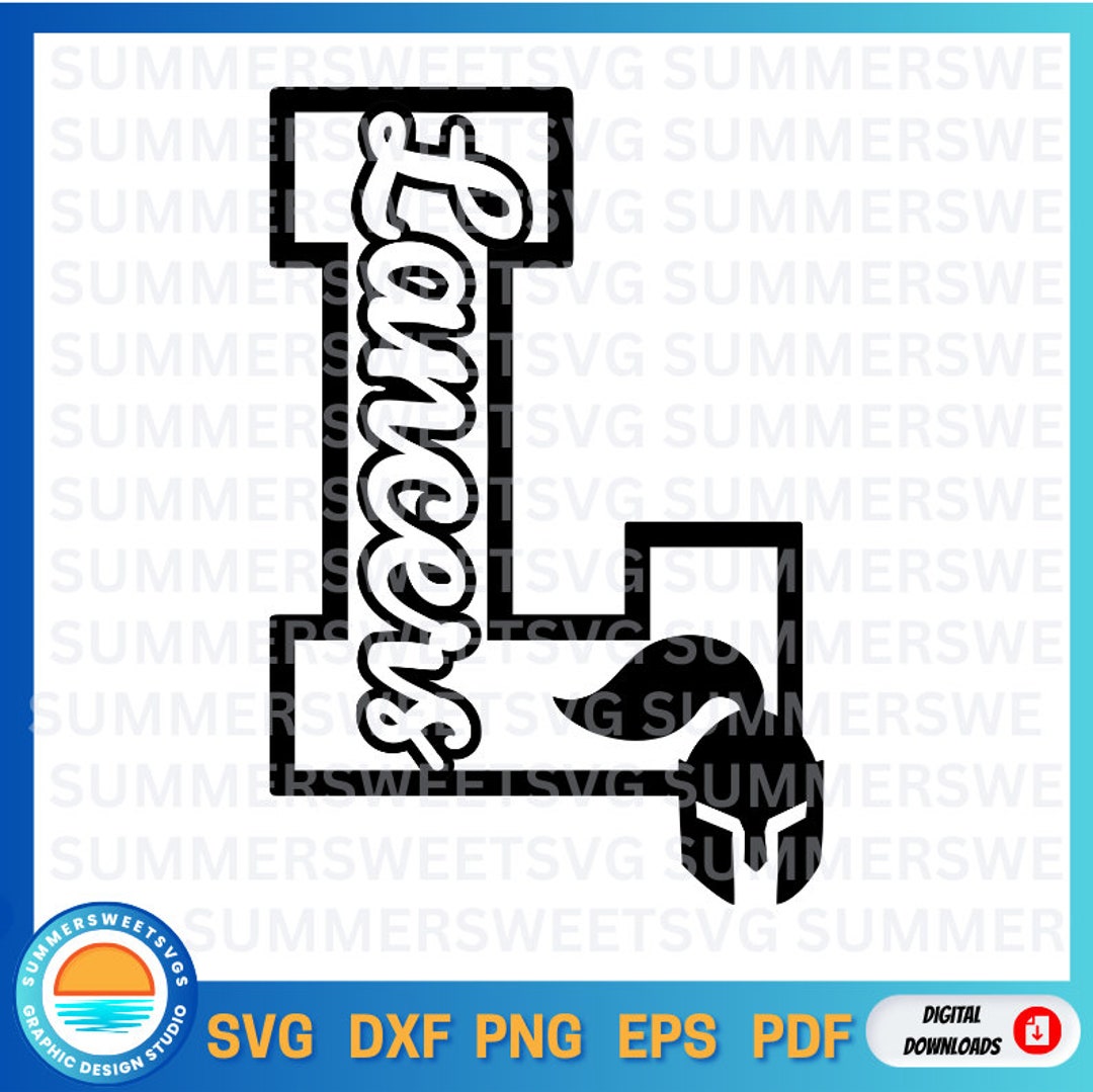 Lancers SVG, Letra L, Orgullo escolar, Lancer, Espíritu escolar PNG ...