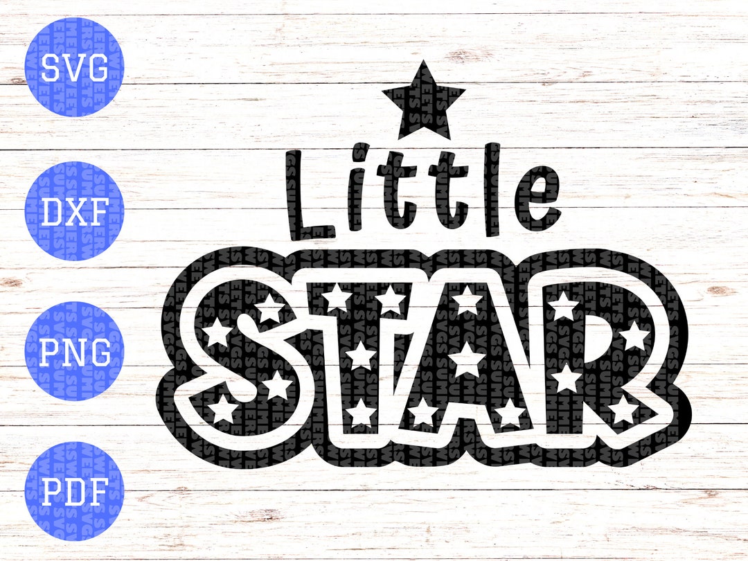 Stars SVG Star SVG Little Star Elementary School Monogram - Etsy