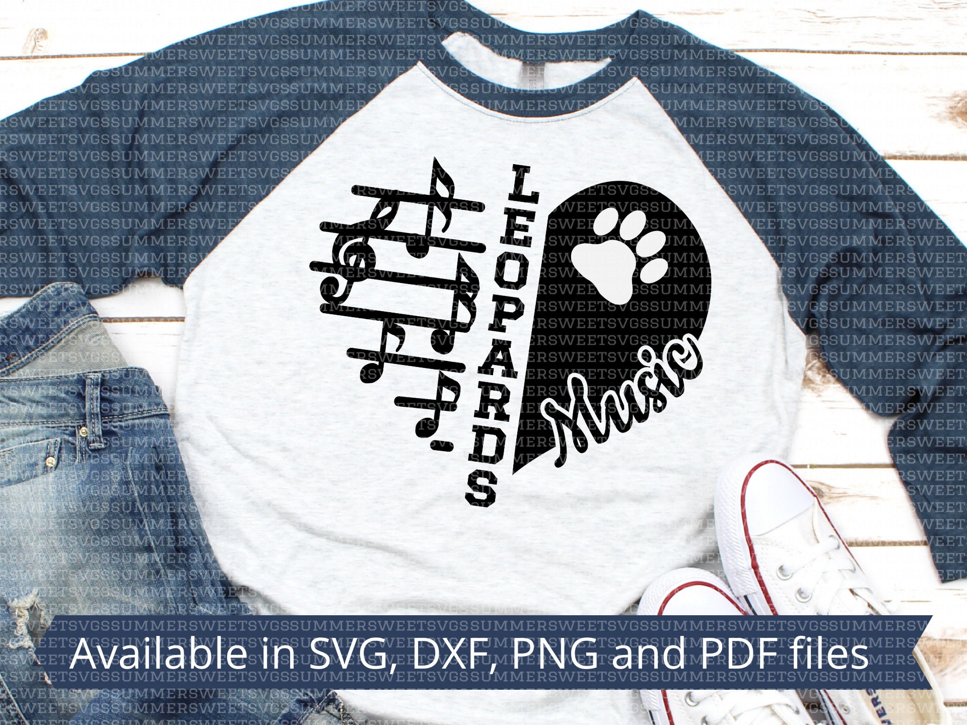 Leopards Svg Music Music Teacher Svg Music Heart Design - Etsy