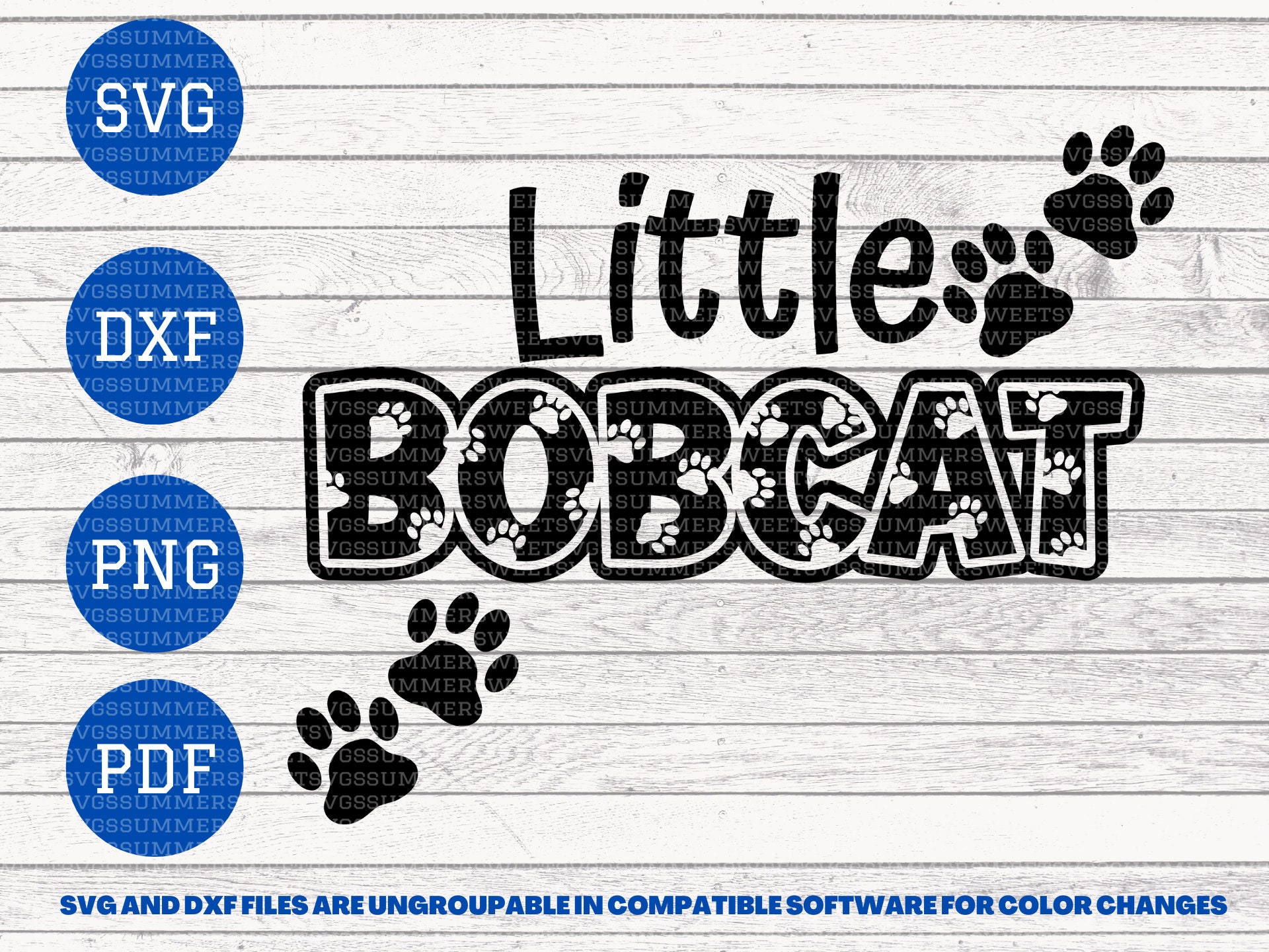 Bobcat SVG Paw Print SVG Little Bobcat Elementary School - Etsy Israel