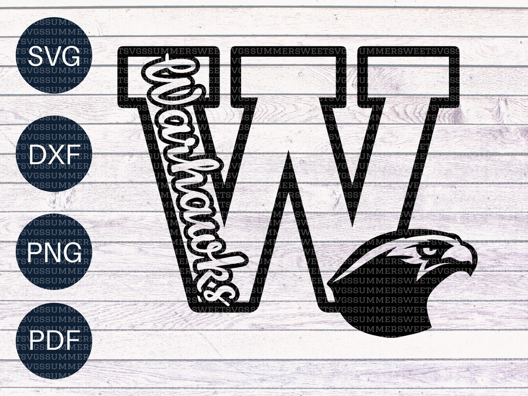 Warhawks Svg Cheer Svg Svg Png Dxf Cricut Cut Files - Etsy
