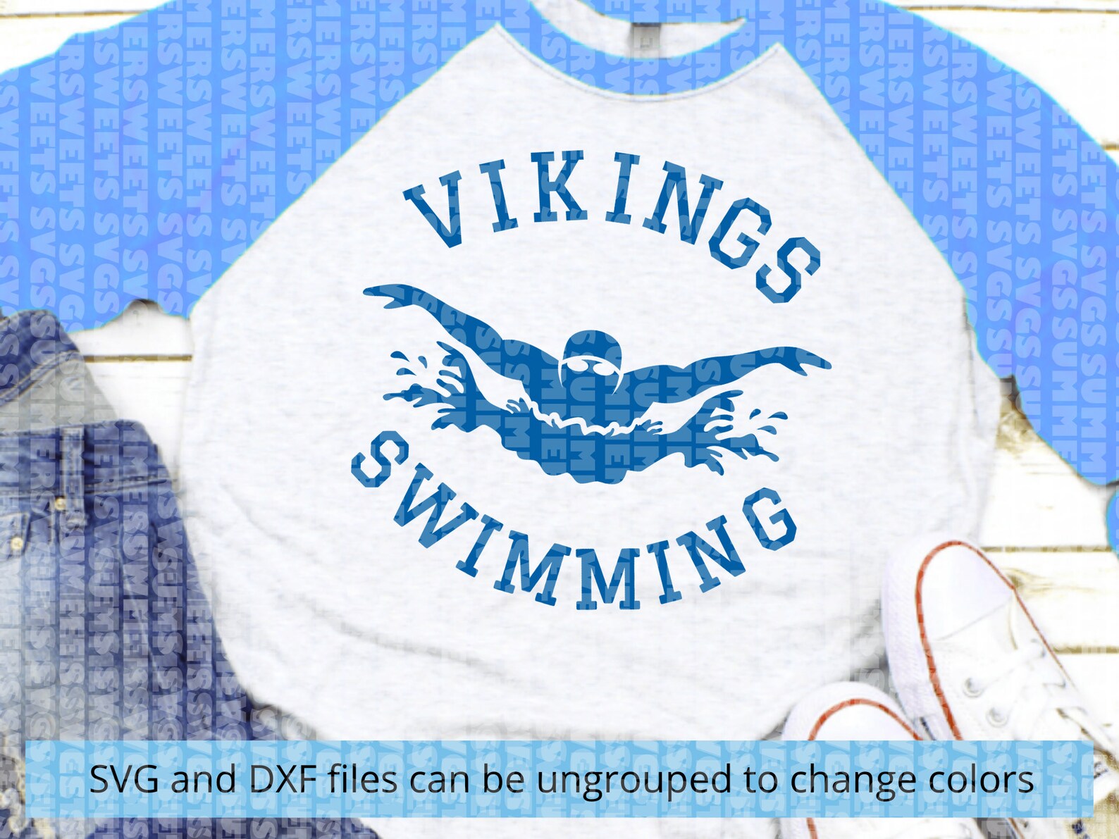 Vikings Swim SVG Swimming Svg Swim Shirt Svg Swim Team Svg - Etsy