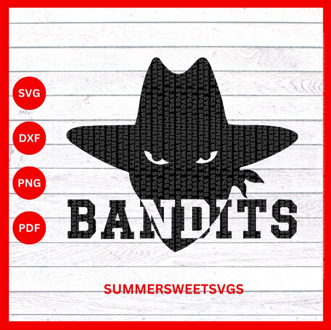 Bandits Svg, Cheer Mom Svg, Team Spirit, Svg Png Dxf, Cricut Cut Files ...