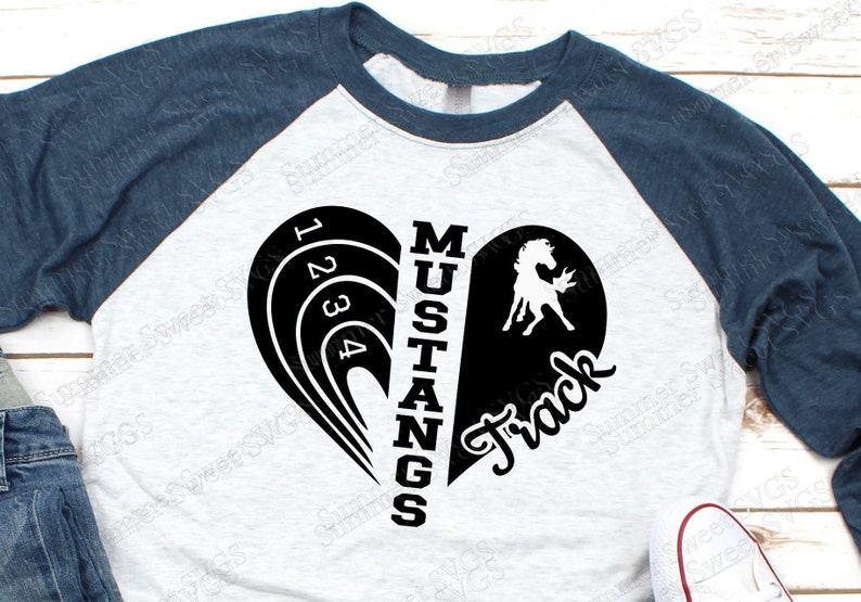 Mustangs Svg, Mustangs Png, Track Svg, Track and Field Svg, Team Spirit ...