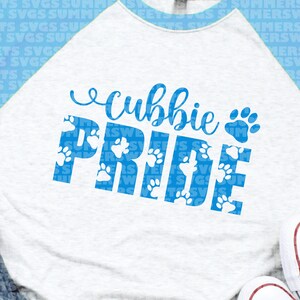 Cub Pride SVG, Cubbies Svg, Paw Print Svg, Team Spirit Svg, Pride Shirt ...
