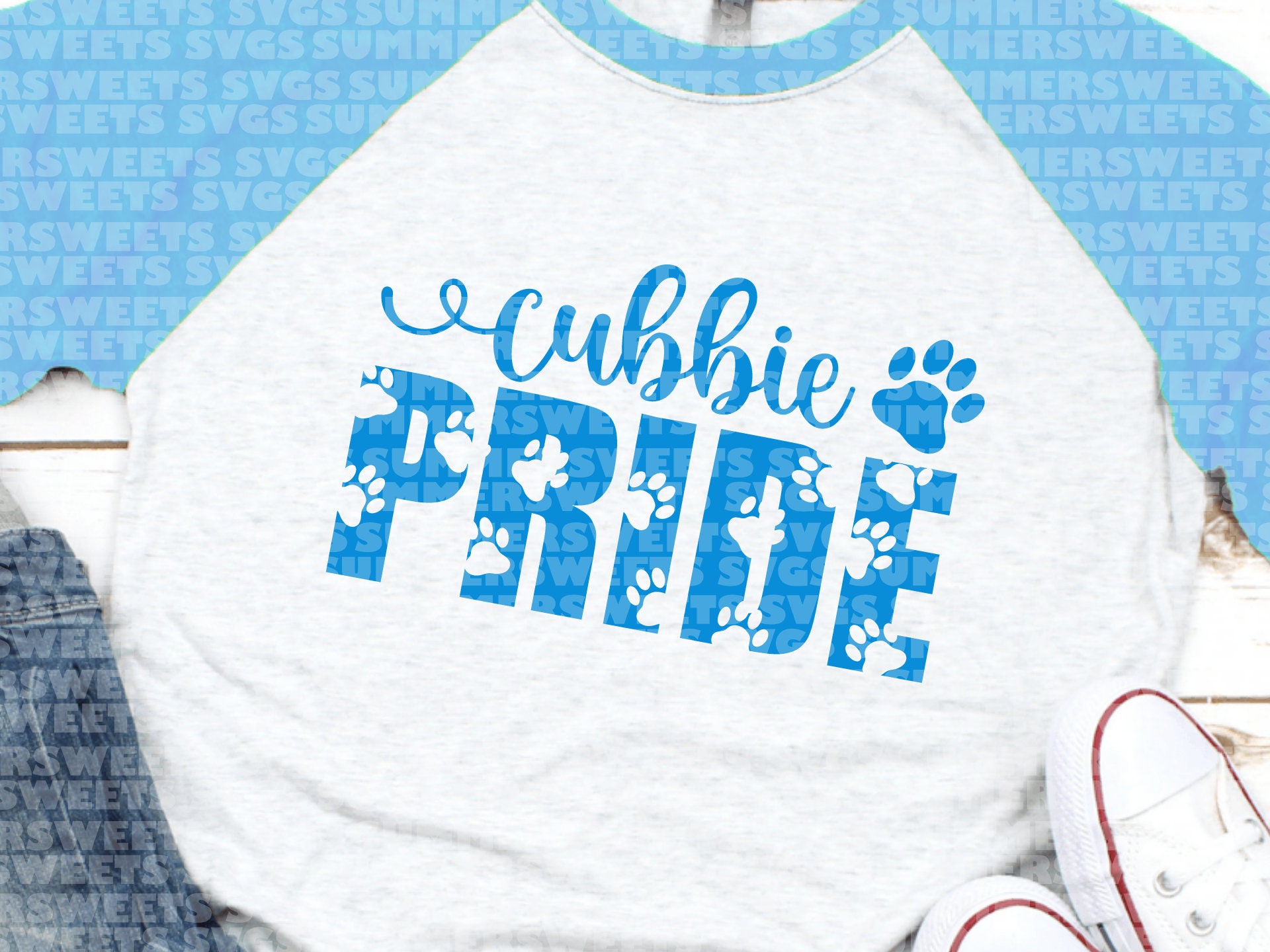 Cub Pride SVG Cubbies Svg Paw Print Svg Team Spirit Svg - Etsy Canada