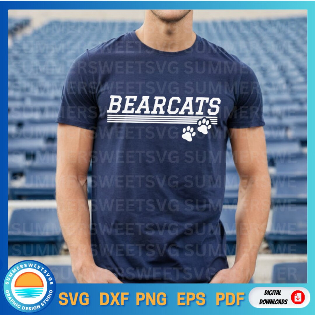 Bearcats Svg, Bearcat Svg, Bearcats Cheer SVG, Bearcat, Bearcats Svg ...