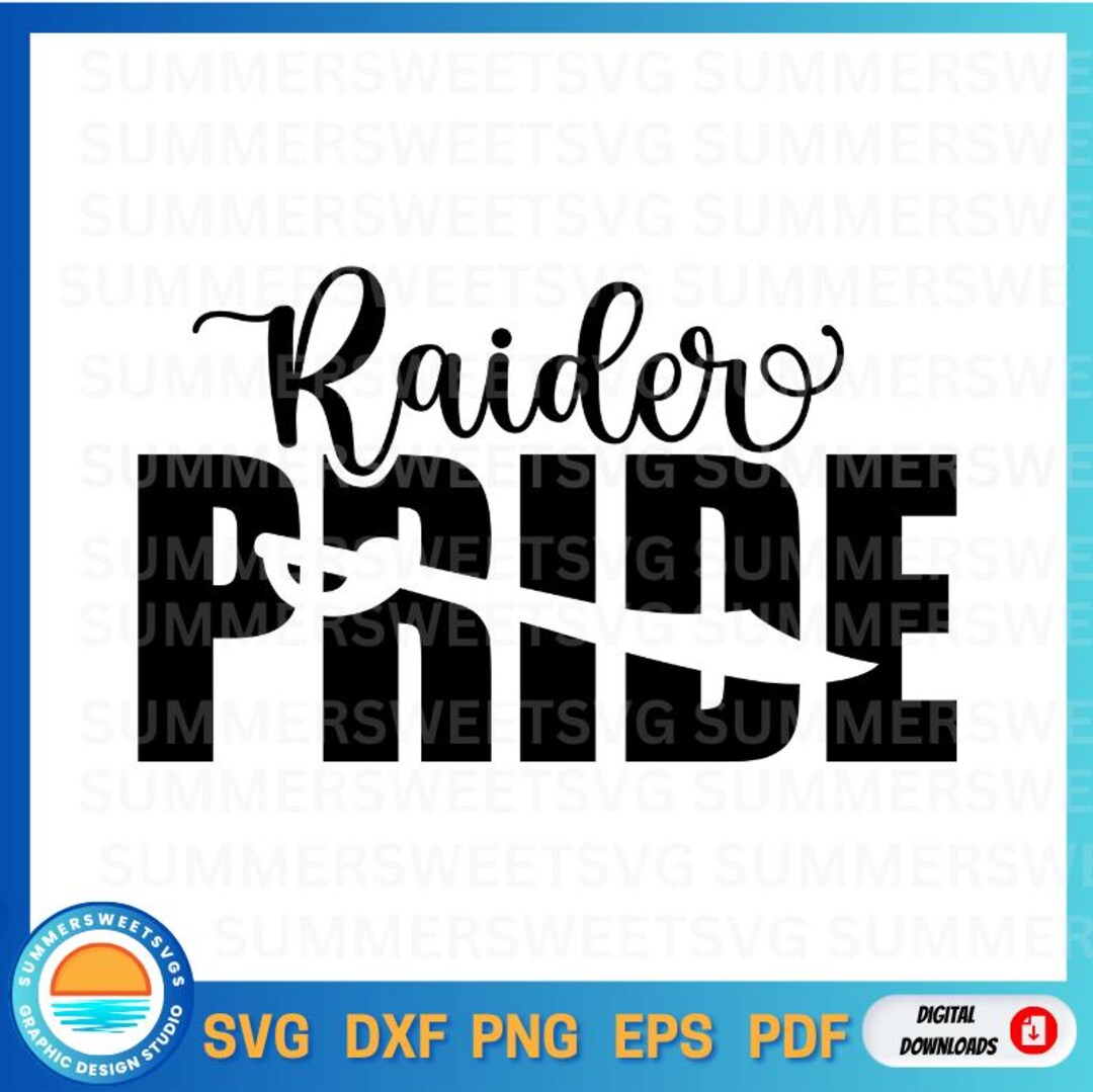 Cheer Svg Cheerleader Raiders Svg Silhouette Digital Download Raider ...
