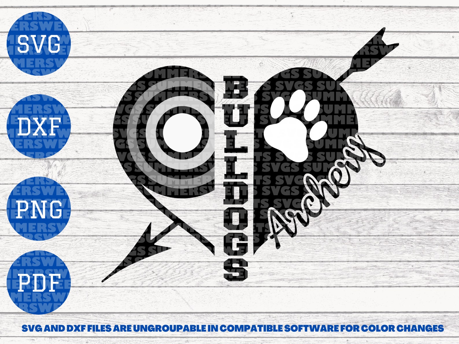 Bulldogs Svg Archery Svg Archery Mom Svg Team Spirit Svg - Etsy