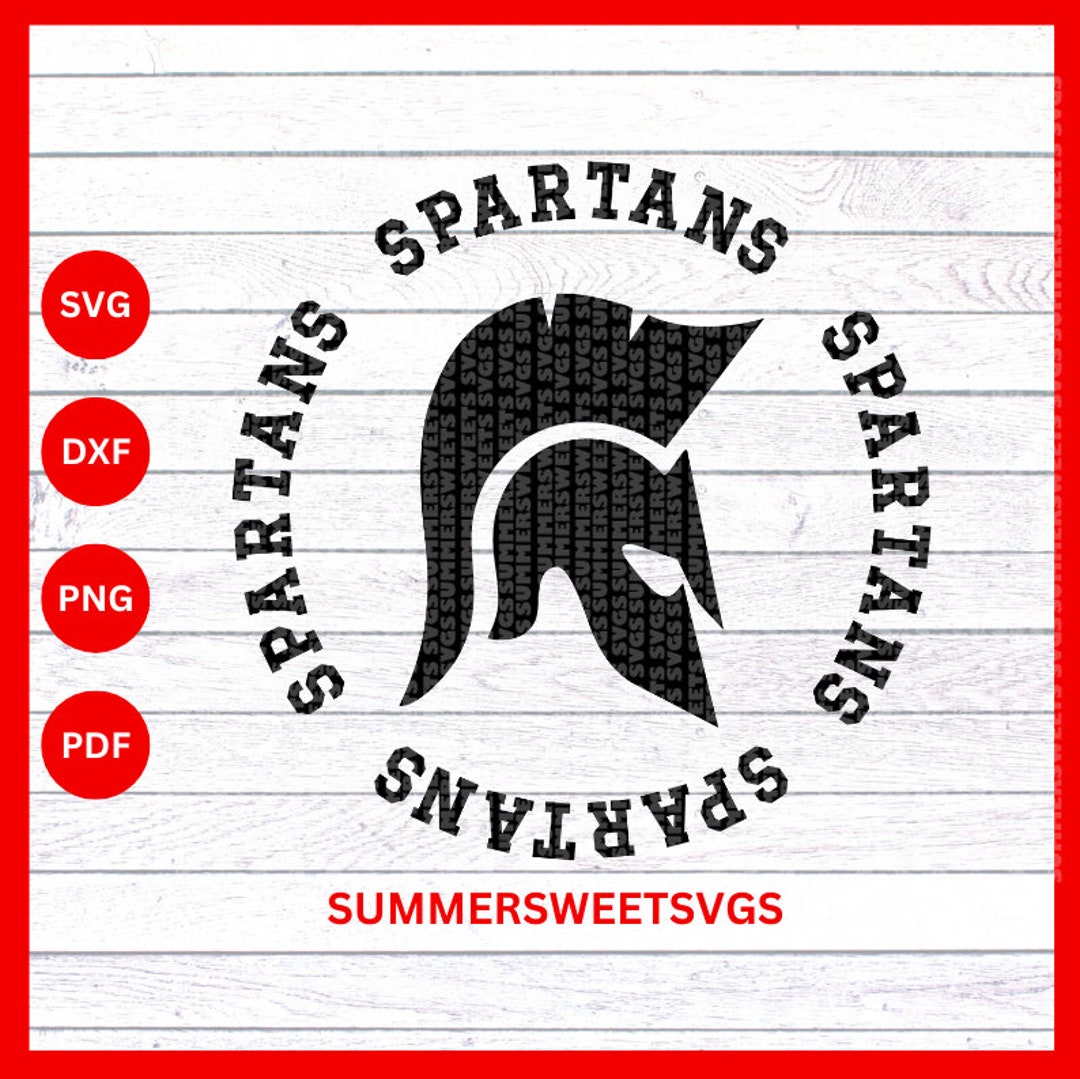 Cheerleader Svg, Team Spirit, Spartans Svg, Png Dxf, Cricut Cut Files ...