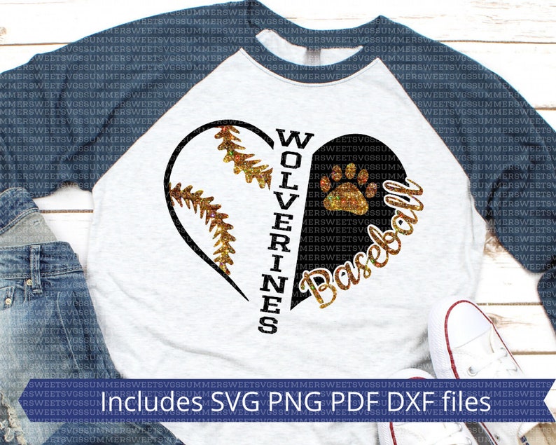 Wolverines SVG Baseball Svg Wolverines Baseball Shirt Svg | Etsy