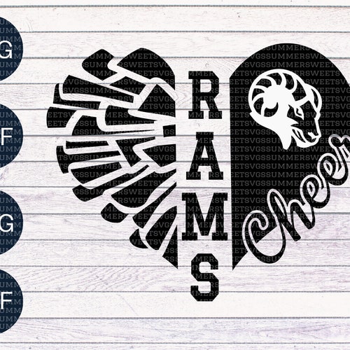Rams Cheer SVG - Etsy