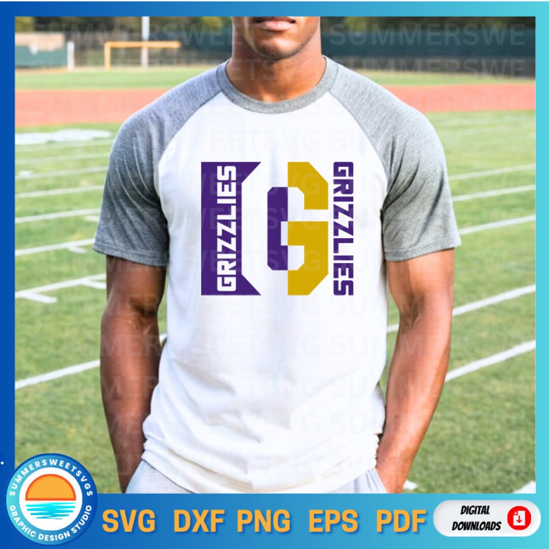 Grizzly SVG School Spirit Svg Dxf Png Cheer School Pride Grizzlies ...