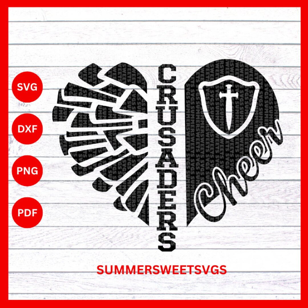 Crusaders Svg Cheer Svg Cheer Mom Png Dxf Cricut Cut - Etsy Canada