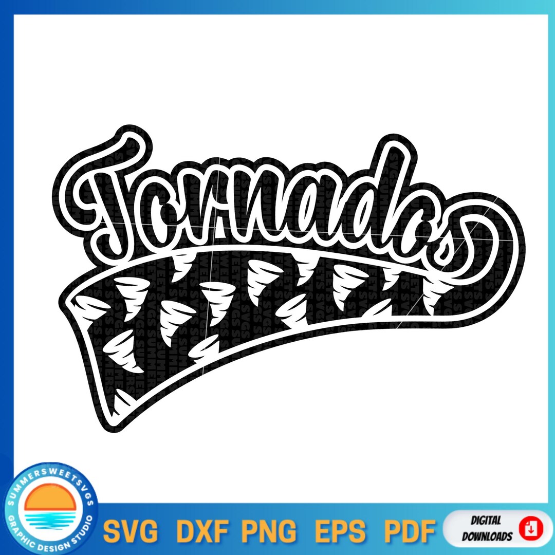 Tornados SVG, Tornado Png, Cyclone SVG, School Spirit, Mascot Svg ...