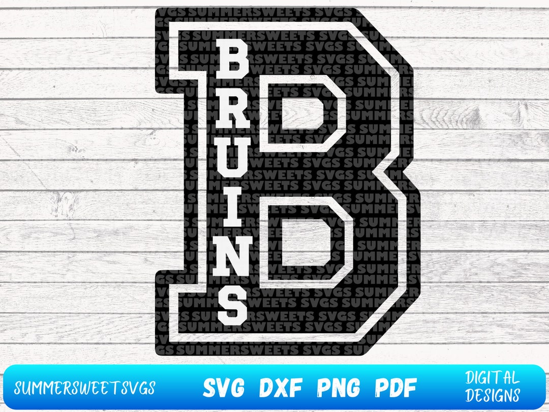 Cheer Svg Letter B Svg Cheerleader Bruins Cricut Cut File - Etsy