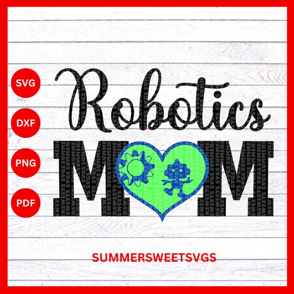 Robotics Mom Svg - Etsy