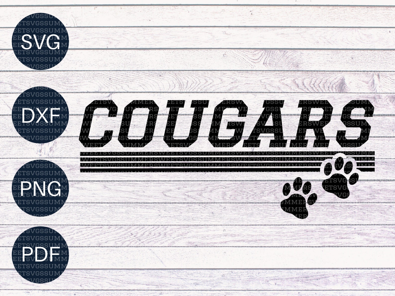 Cougars Svg Cheer Svg School Pride Svg Printable Vector - Etsy