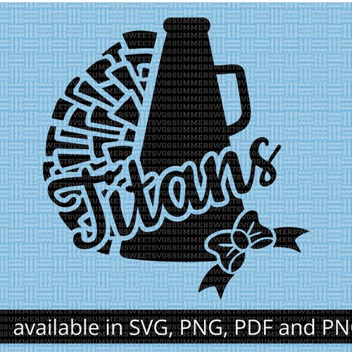 Titans Cheer SVG/PNG - Etsy