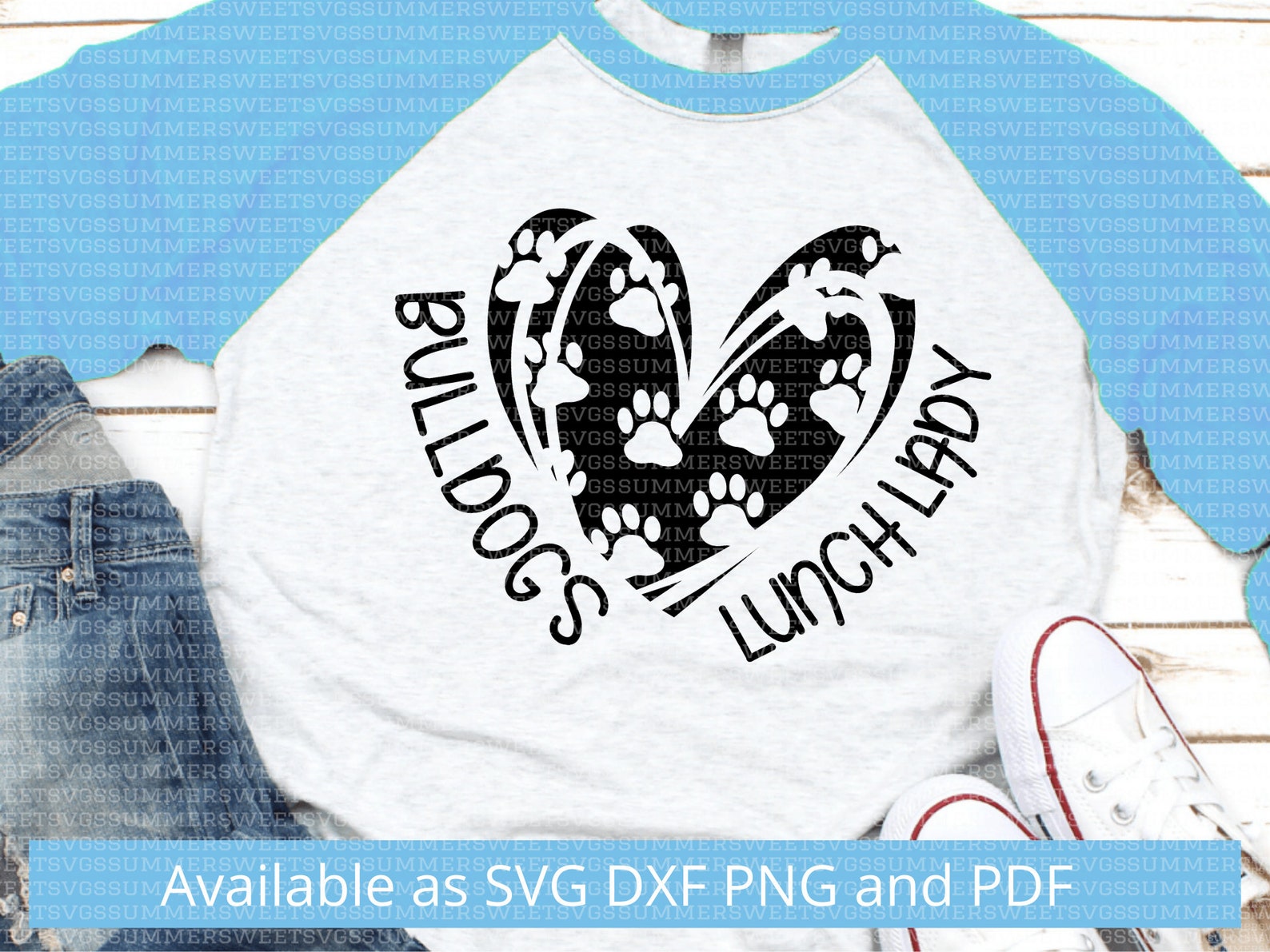 Bulldogs Lunch Lady SVG Lunch Crew Svg Lunchroom Cafeteria - Etsy