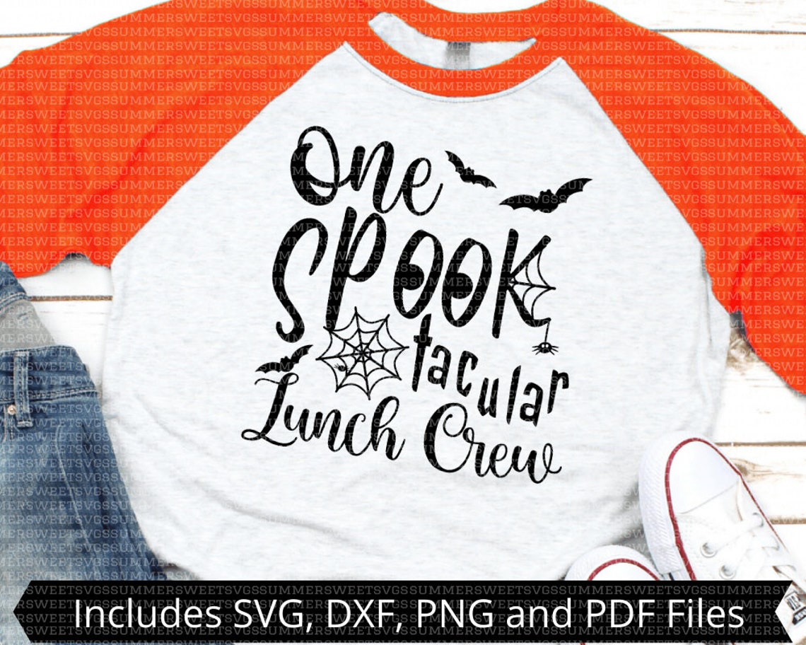 Halloween Lunch Crew SVG Lunch Lady Svg School Staff Shirt | Etsy