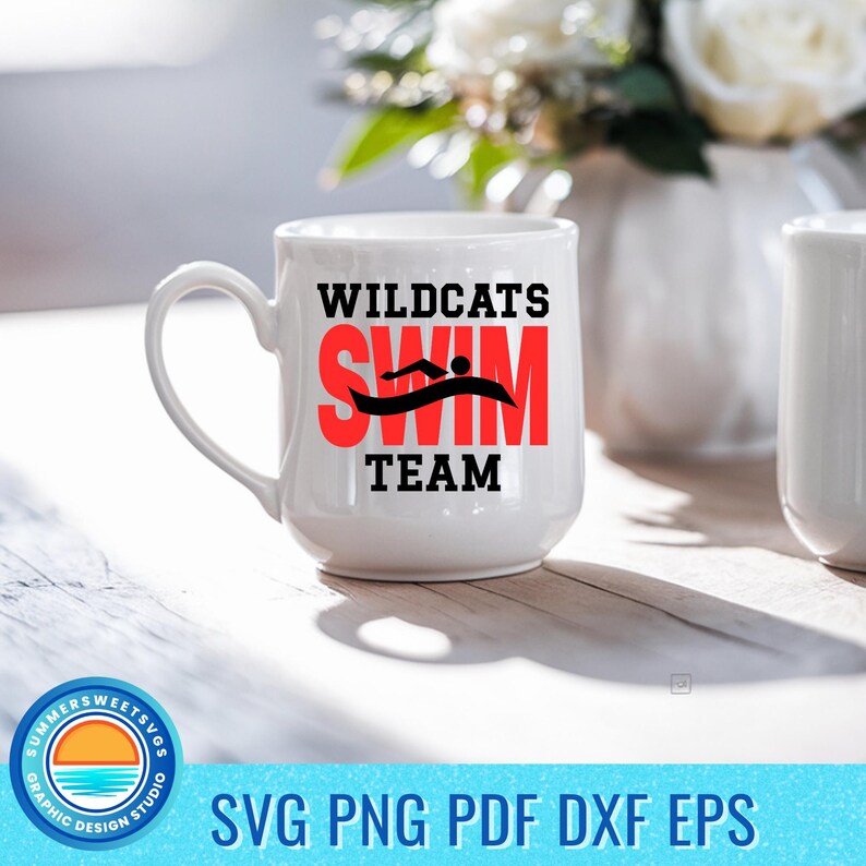 Wildcats Swim Team Svg, Swim SVG, Swim Design, Aquatic Sports, Swimming ...