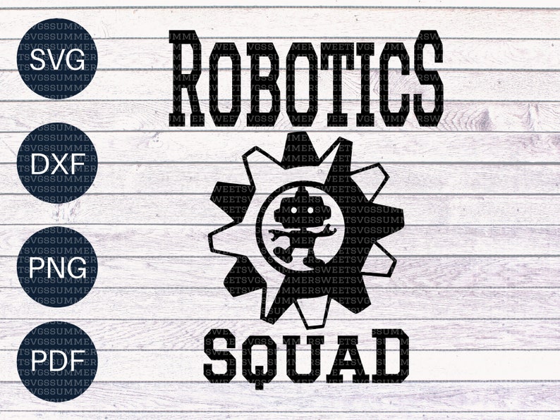 ROBOTICS SQUAD SVG Robotics Robotics Shirt Svg Robotics - Etsy