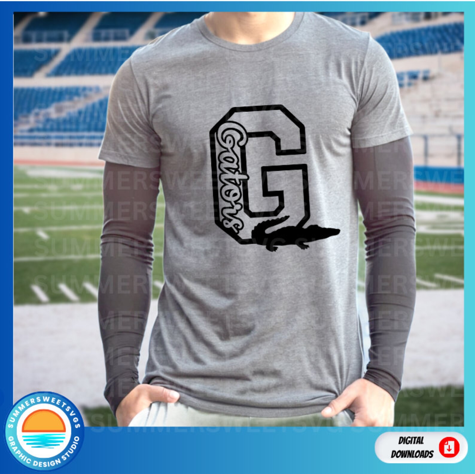 Gator Svg Dxf Png School Pride Letter G Design Gators Cricut Cut File ...