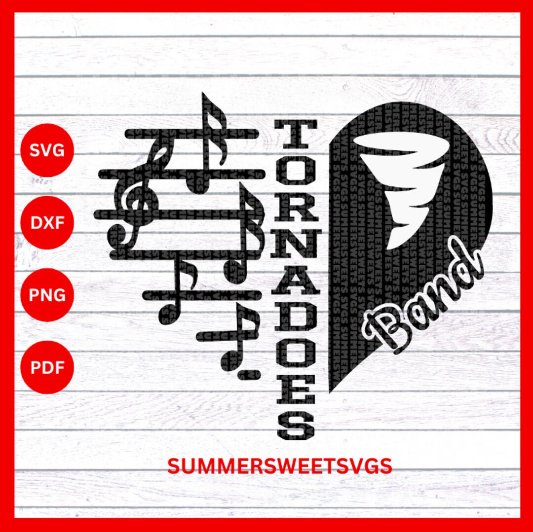 Tornadoes SVG Marching Band Svg Band Svg High School Band - Etsy