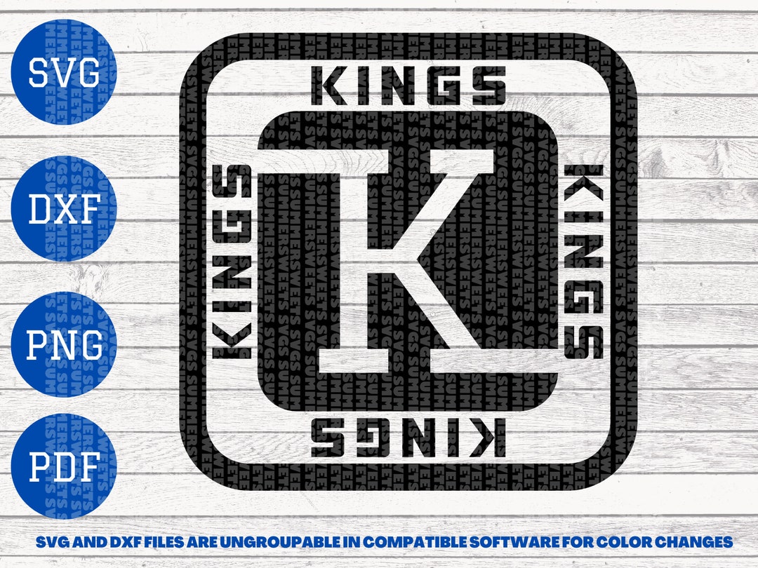 Kings SVG, Spirit Day Shirt, Monogram Svg, School Pride, Digital ...