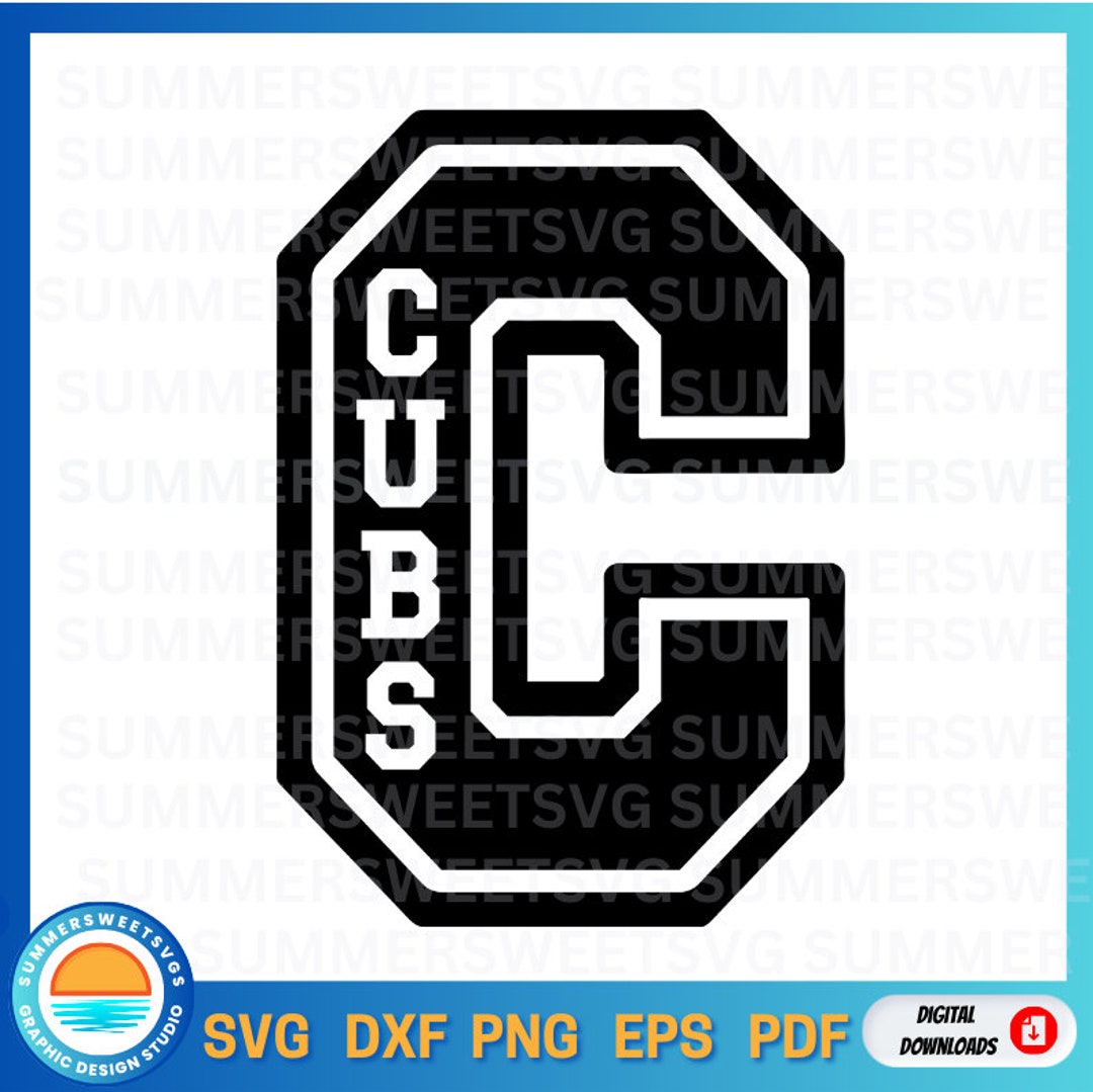 Cubs SVG, School Pride Svg,school Spirit,letter C Cut File,monogram Svg ...