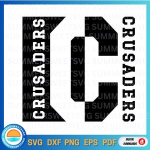 Crusaders Svg, Cheer Svg, Team Spirit Svg, Sport Design, Png, Dxf, File ...