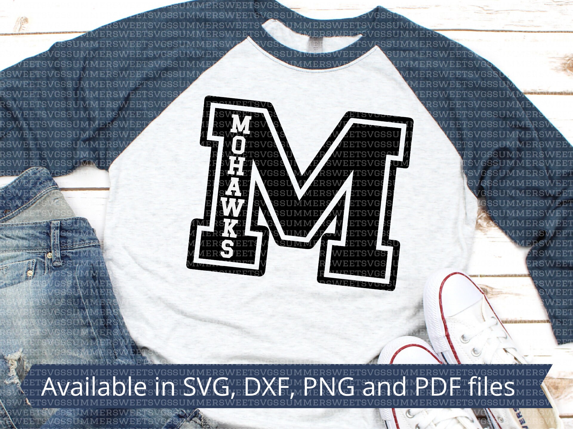 Mohawks Svg School Pride Svg Cheer Mom Team Spirit Letter - Etsy