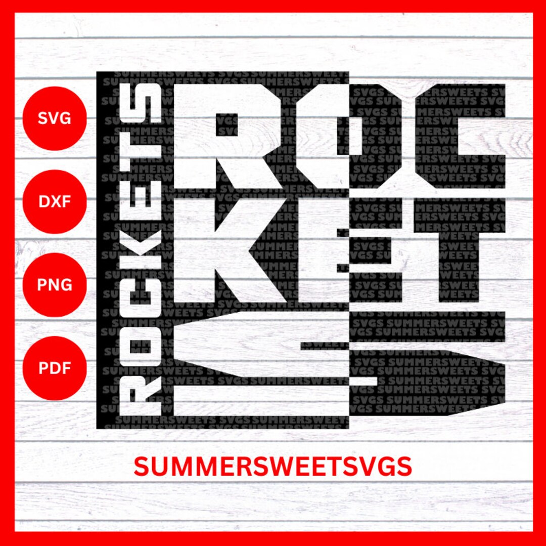 Rockets SVG Team Spirit Svg School Pride Design Cheer Shirt - Etsy