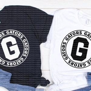Gators Svg School Pride Printable Letter G Cheer Sublimation Letter ...