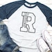 School Pride SVG Dxf Png Cheer School Spirit Raiders Letter R Cut File ...