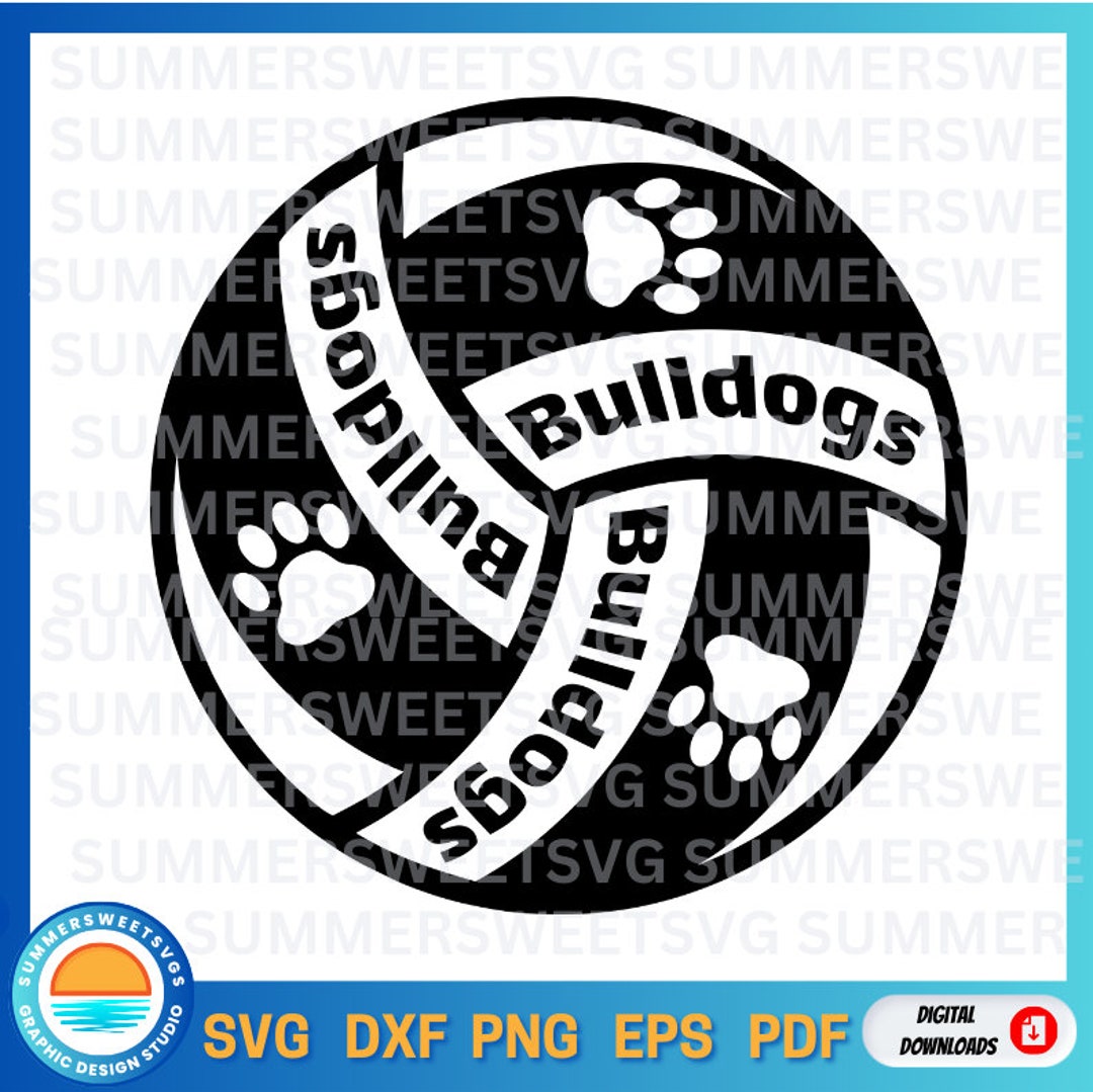 Bulldogs Svg, Volleyball Mom, Team Spirit, Shirt Design, Cricut Cut ...