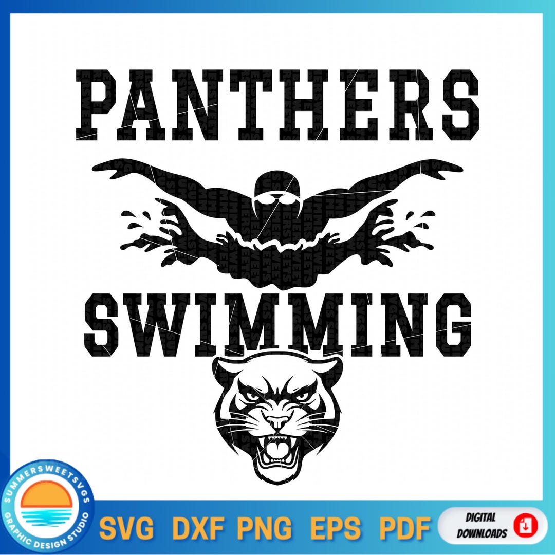 Panthers Svg, Swim SVG, Swimming Svg, Swim Shirt Svg, Swim Team Svg ...