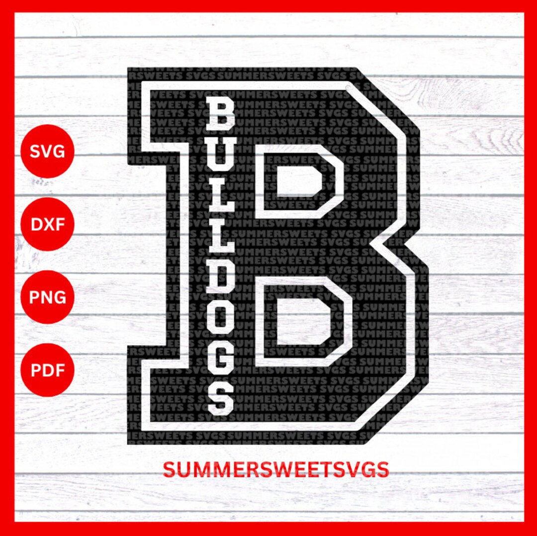 Bulldogs Svg School Pride Svg School Spirit Boys Design - Etsy