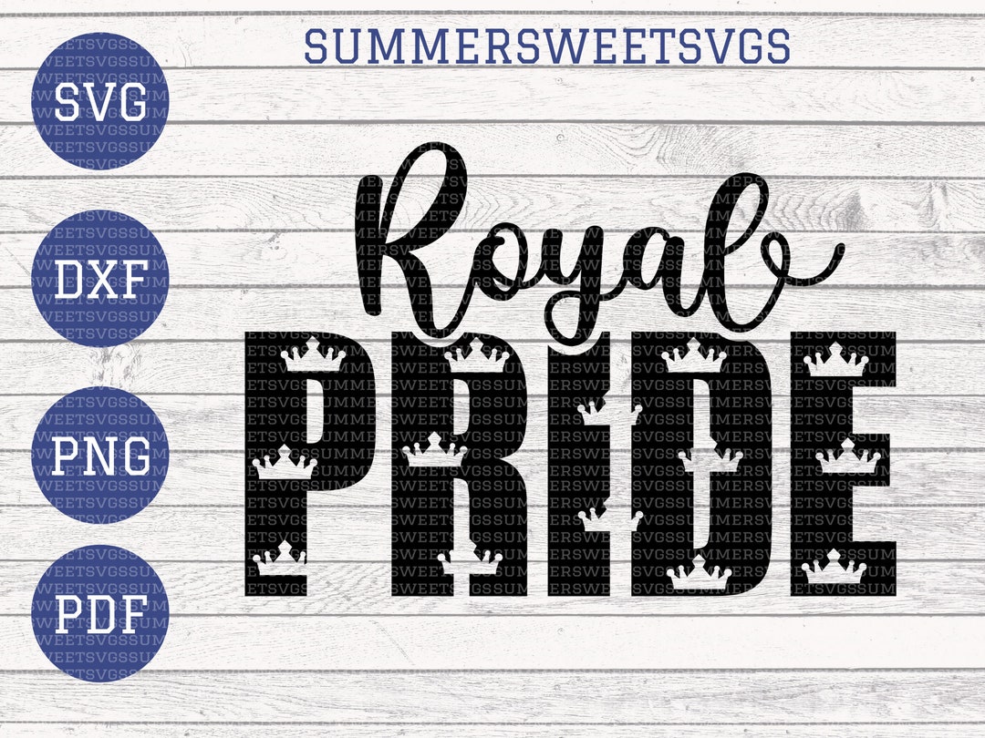 Royals Svg, Cheer Svg, Team Spirit Svg, Cricut Cut Files, Silhouette ...