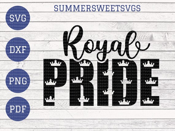 Royals Svg Cheer Svg Team Spirit Svg Cricut Cut Files - Etsy