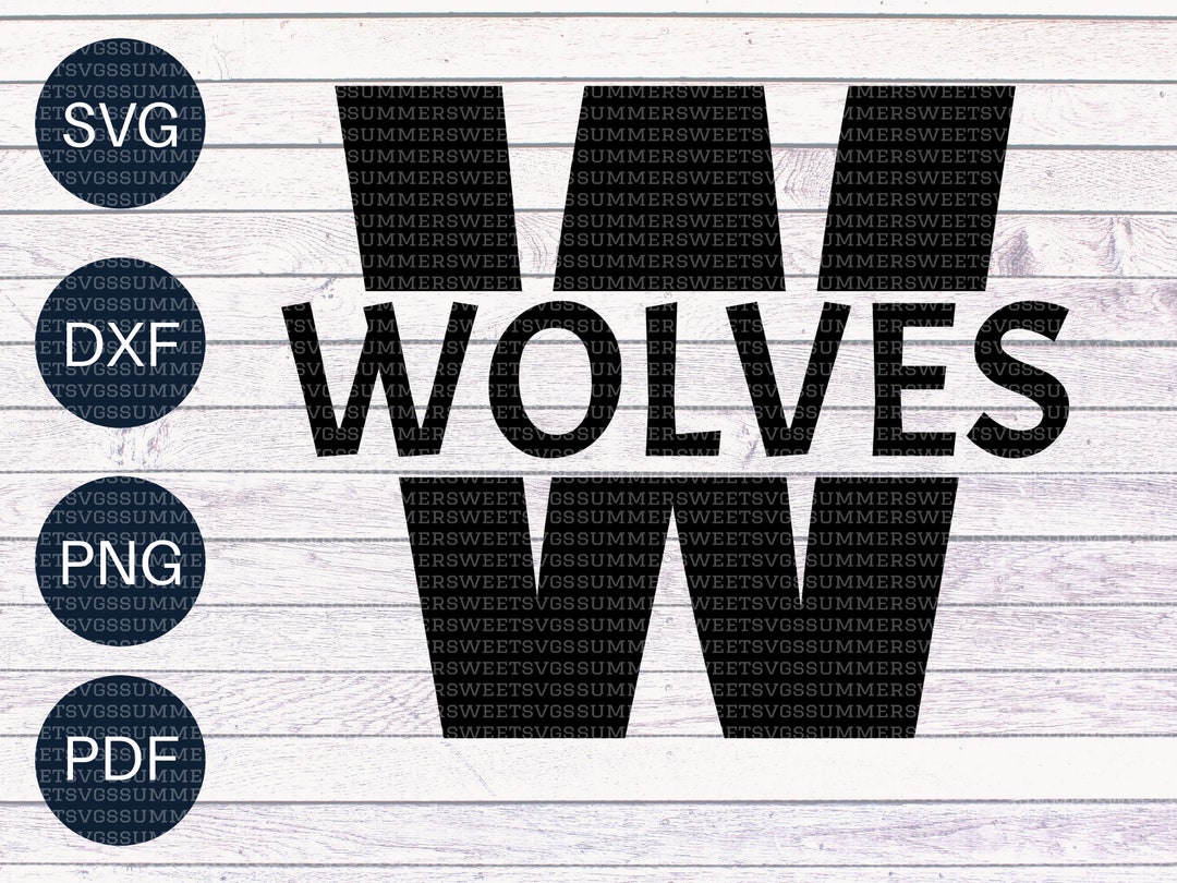 Wolves SVG, Cheer Svg, Team Spirit Shirt Svg, Letter W, Cricut Cut ...