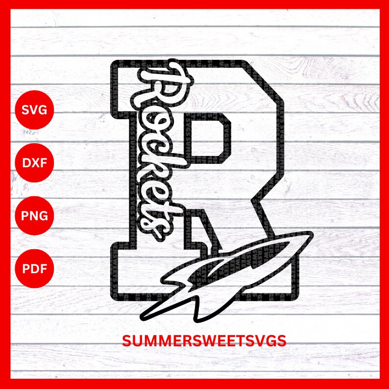 Team Rocket Logo Black White